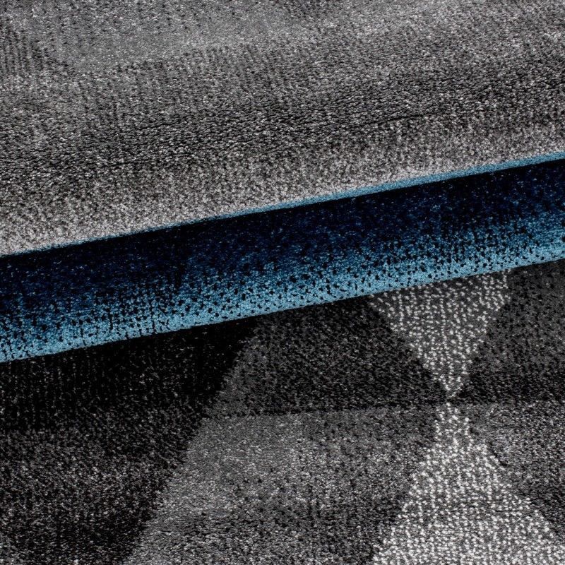 Modern Rugs Grey Blue Diamond Pattern Carpets Geometric Dining Room Ma ...